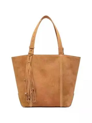 GOLDEN GOOSE Suede Fringe Tote Bag - Neutrals