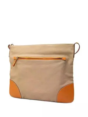 Prada Canvas Logo Crossbody Bag