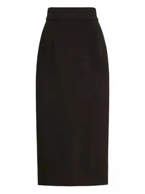 Dolce & Gabbana High-waisted Midi Pencil Skirt - Black