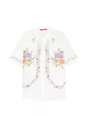 Marina Rinaldi Embroidered Floral Shirt