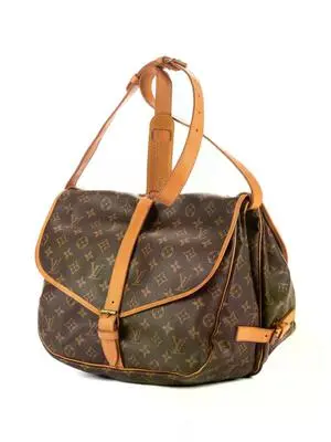 LOUIS VUITTON Saumur Monogram Adjustable Strap Cross Body Bag