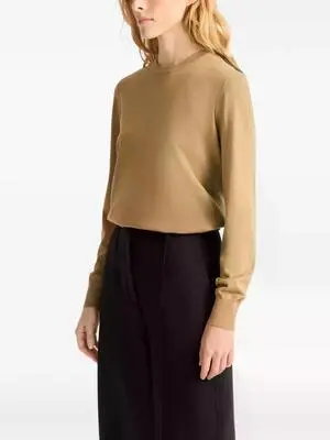 Fusalp Ottavia Strip-detail Sweater - Neutrals