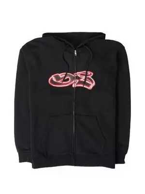 YARDSALE Graphic-print Hoodie - Black
