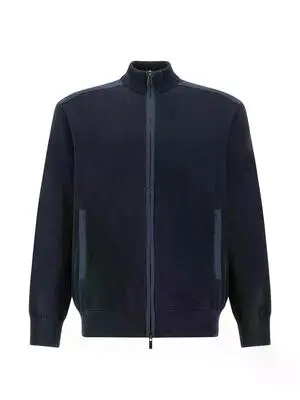 Paul & Shark Zip-up Sweater With Shoulder Detail