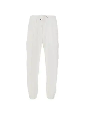 Emporio Armani Elasticated Waist Trousers - Neutrals