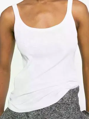 Dolce & Gabbana Ribbed Tank Top With Embroidery