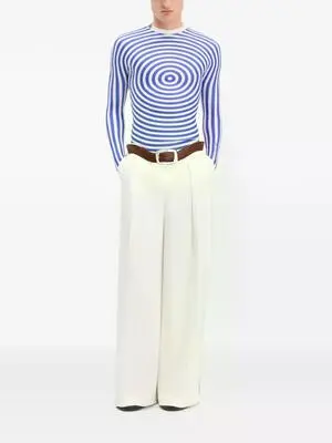 JEAN PAUL GAULTIER Crewneck Top With Target Print