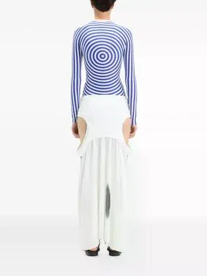 JEAN PAUL GAULTIER Crewneck Top With Target Print