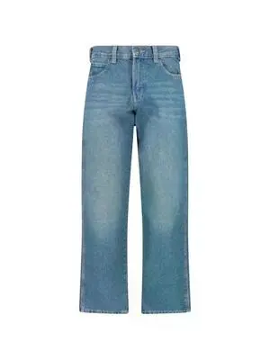 Dickies Straight-leg Jeans With Back Logo Patch - Blue