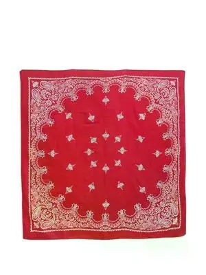 Destin Judy Patterned Scarf - Red