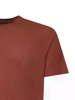 ZANONE Crew-neck T-shirt - Brown