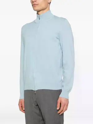 GRAN SASSO Zip-fastening Roll Neck Cardigan