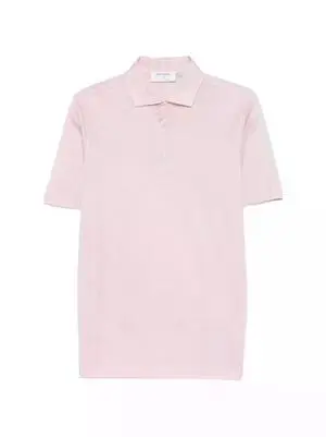 GRAN SASSO Half-button Polo Shirt - Pink