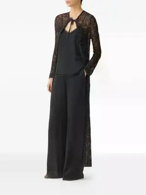 Fabiana Filippi Tie-neck Sequin Cardigan-coat