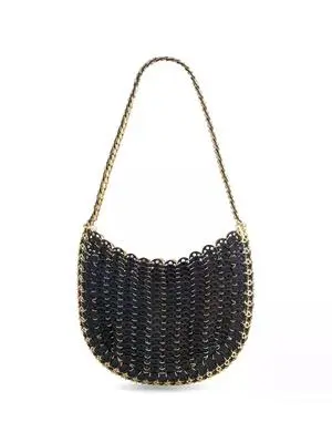 Rabanne Moon Reversible Shoulder Bag - Black