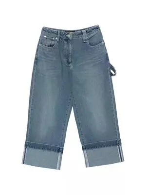 Simone Rocha Embellished Straight Leg Jeans