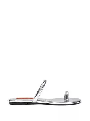 SIMONMILLER Pipe Strappy Sandals - Silver