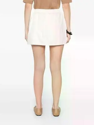 Kenzo Logo-patch Drawstring Mini Skirt