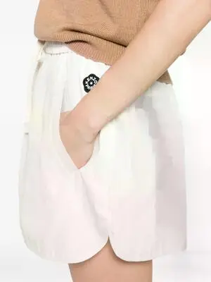 Kenzo Logo-patch Drawstring Mini Skirt