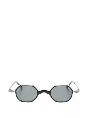 EYEPETIZER Octagon Frame Sunglasses - Black