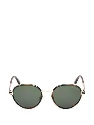 TOM FORD TOM FORD Eyewear Round Frame Sunglasses Brown