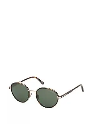 TOM FORD Round Frame Sunglasses - Brown