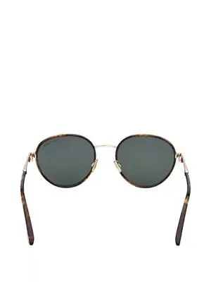 TOM FORD Round Frame Sunglasses - Brown