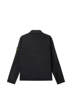 Stone Island Logo-patch Flap-pocket Zipped Overshirt