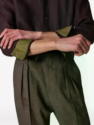 Paul Smith Pleated Cuffed Trousers
