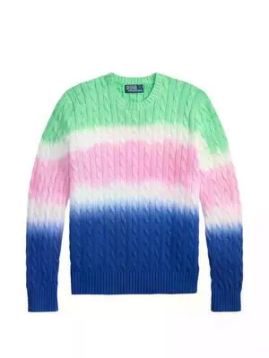 Polo Ralph Lauren Tie-dye Cable Knit Sweater