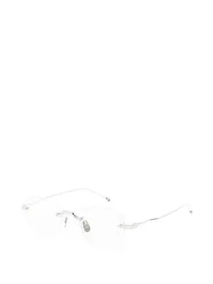 Thom Browne Rimless Glasses - Silver