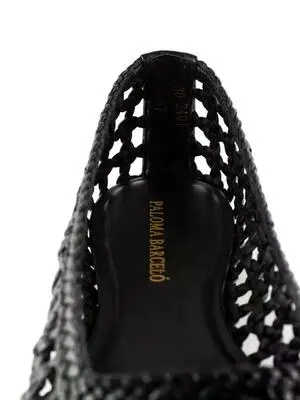 PALOMA BARCELO Woven Round Toe Ballet Flats
