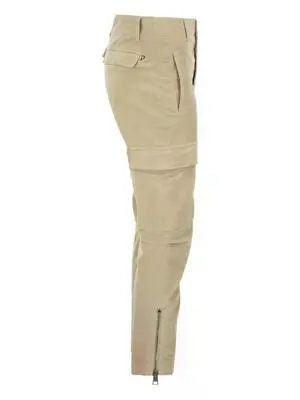 DONDUP Eve Velvet Cargo Trousers
