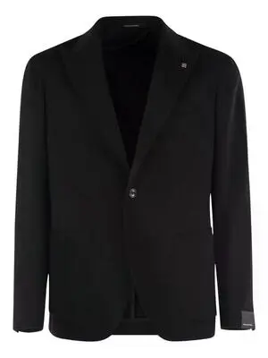 Tagliatore Single-breasted Blazer Black
