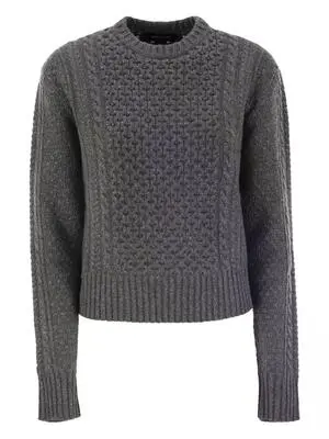 Fabiana Filippi Crew Neck Fisherman Knit Sweater