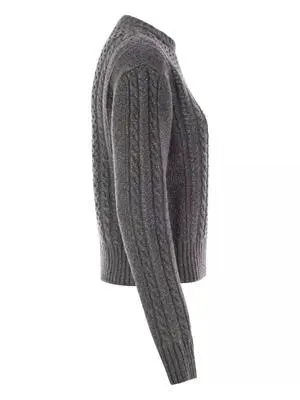 Fabiana Filippi Crew Neck Fisherman Knit Sweater