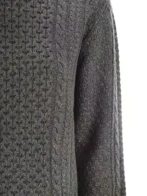Fabiana Filippi Crew Neck Fisherman Knit Sweater