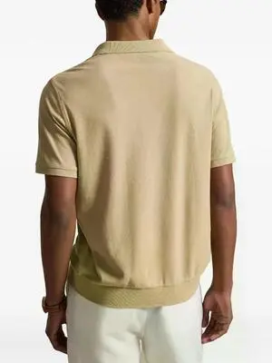 Polo Ralph Lauren Textured Knit Button-up Shirt