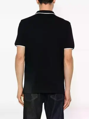 Emporio Armani V-neck Contrast-trim T-shirt - Blue
