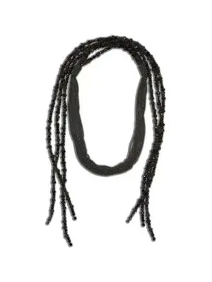 Peserico Beaded Necklace - Silver