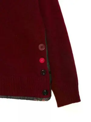 Undercover Button-detail Crew Neck Sweater