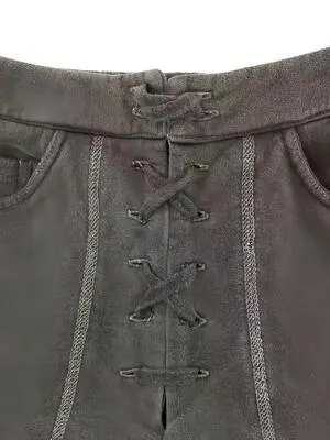 LUEDER Five-pockets Trousers With Front Lacing