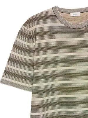 Agnona Striped Knitted T-shirt