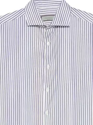 Canali Striped Shirt - White