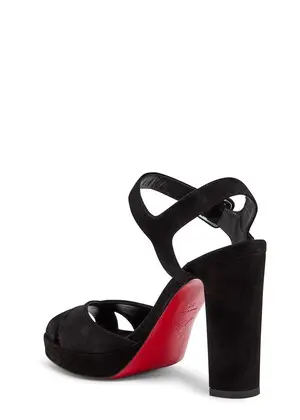 CHRISTIAN LOUBOUTIN Cora 100 Suede Sandals