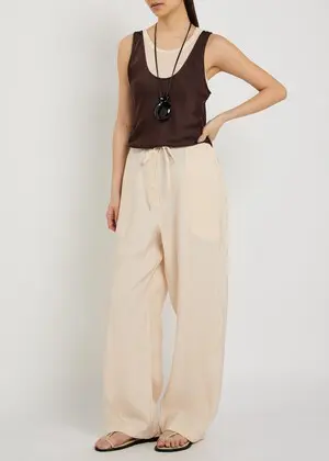 Studio Nicholson Drawstring Straight-leg Trousers
