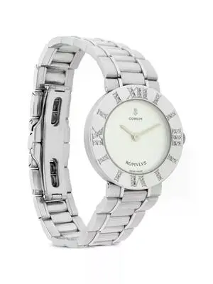 CORUM Romvlvs Diamond Bezel Stainless Steel Quartz Watch