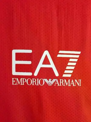 EA7 Logo-print Polo Shirt