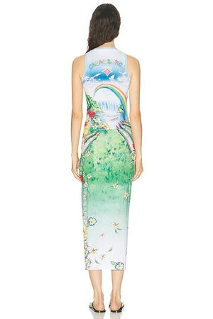 Casablanca Aloha Midi Tank Dress