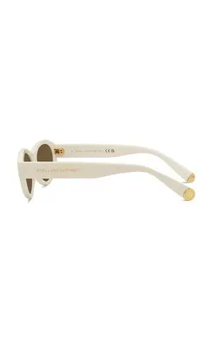 Stella McCartney Medallion Sunglasses - Ivory